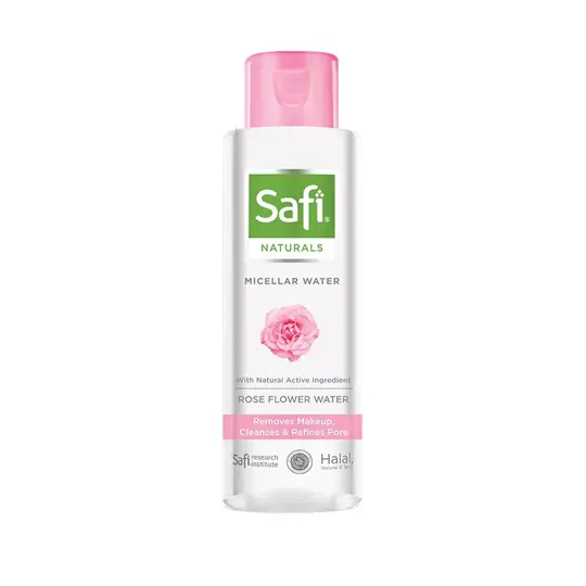 SAFI NATURALS MICELLAR WATER ROSE FLOWER 200 ML - Kegunaan, Efek ...