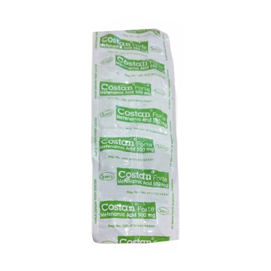 Costan Forte 500 mg 10 Kaplet - Kegunaan, Efek Samping, Dosis dan ...