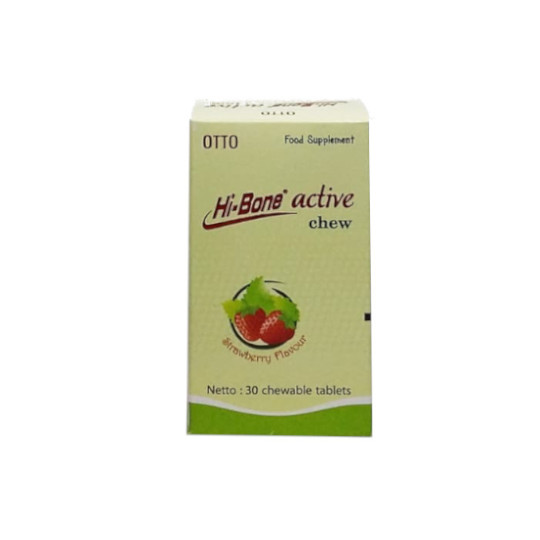 Hi-Bone Active Strawberry 30 Tablet - Kegunaan, Efek Samping, Dosis dan ...
