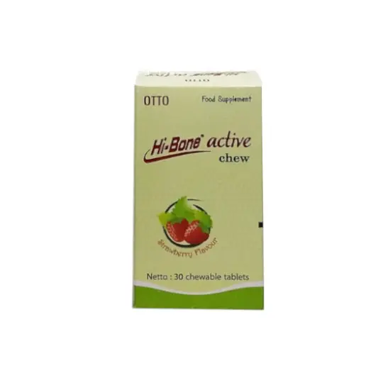 Hi-Bone Active Strawberry 30 Tablet - Kegunaan, Efek Samping, Dosis dan ...