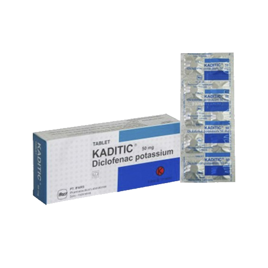 Kaditic 50 mg 10 Tablet - Kegunaan, Efek Samping, Dosis dan Aturan Pakai - Halodoc