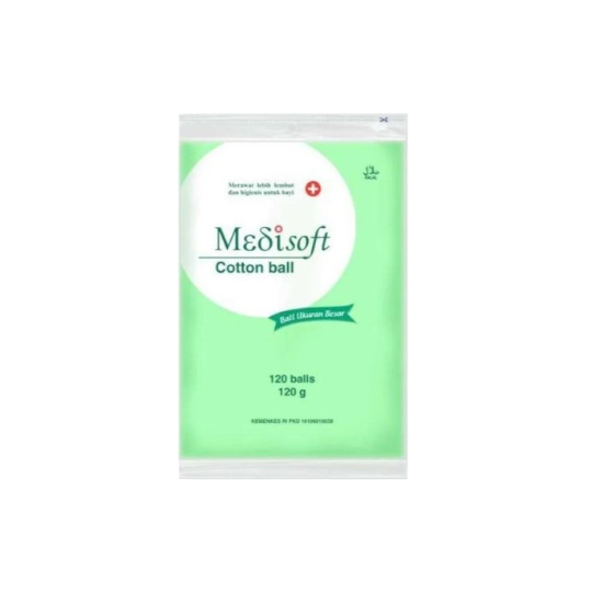 Medisoft Cotton Ball 120 Pieces (120 g) - Kegunaan, Efek Samping, Dosis ...