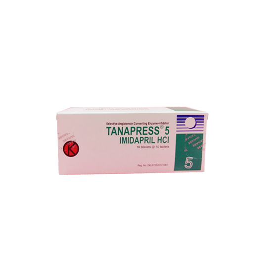 Tanapress 5 mg 10 Tablet - Kegunaan, Efek Samping, Dosis dan Aturan Pakai - Halodoc