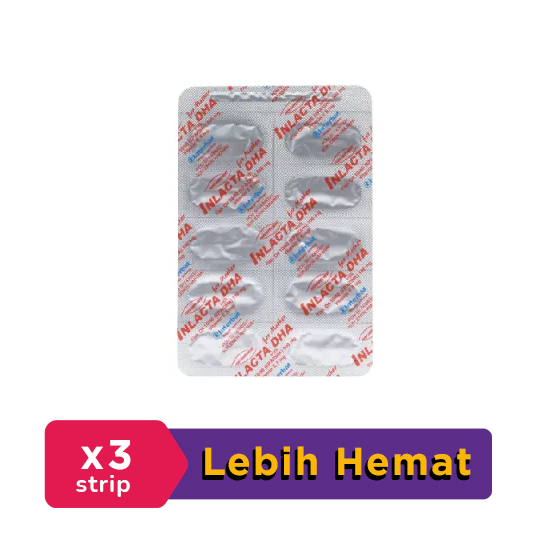 Inlacta DHA 3 Strip (10 Kapsul/Strip) - Hemat Borongan - Kegunaan, Efek ...