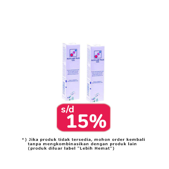 Aloclair Plus Gel 8 ml 2 Tube - Hemat Borongan - Kegunaan, Efek Samping ...