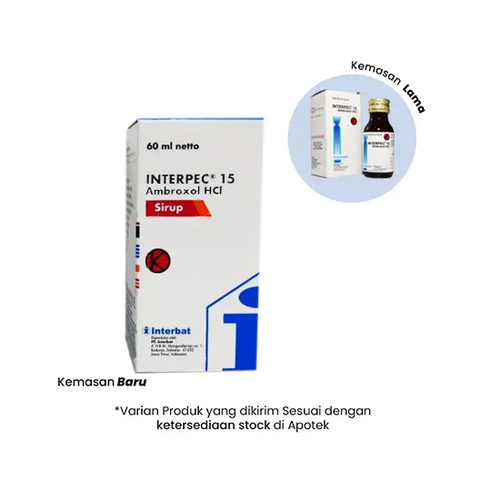 INTERPEC SIRUP 15 MG/5 ML 60 ML - Kegunaan, Efek Samping, Dosis dan ...