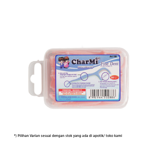 Char Mi Dental Floss & Pick Art.189 50 Pieces - Kegunaan, Efek Samping ...