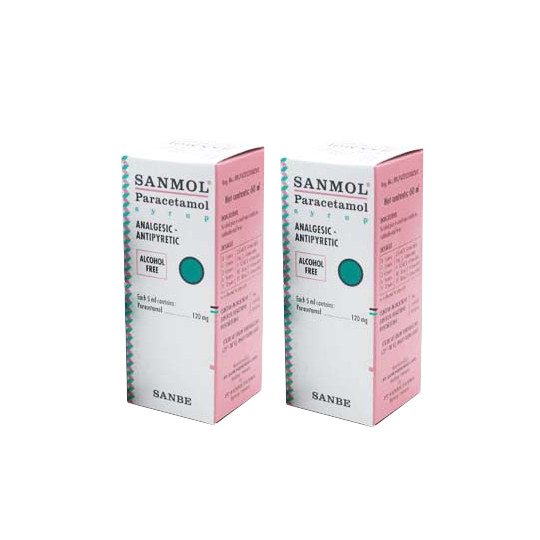 Sanmol Sirup 60 ml 2 Botol - Hemat Borongan - Kegunaan, Efek Samping ...