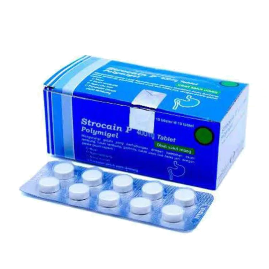 Strocain P 400 mg 10 Tablet - Kegunaan, Efek Samping, Dosis dan Aturan ...