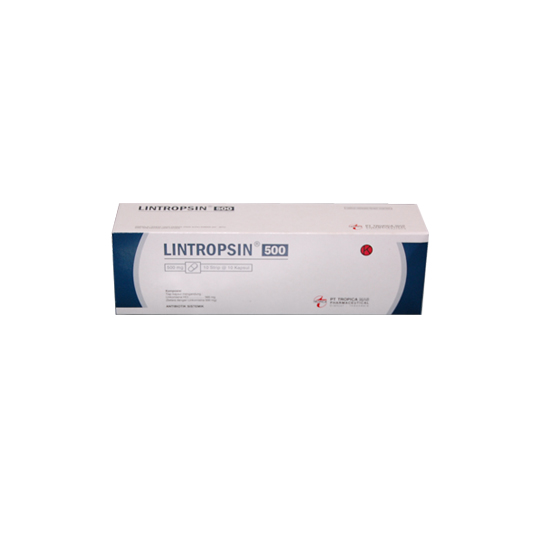 Lintropsin 500 mg 10 Kapsul - Kegunaan, Efek Samping, Dosis dan Aturan ...