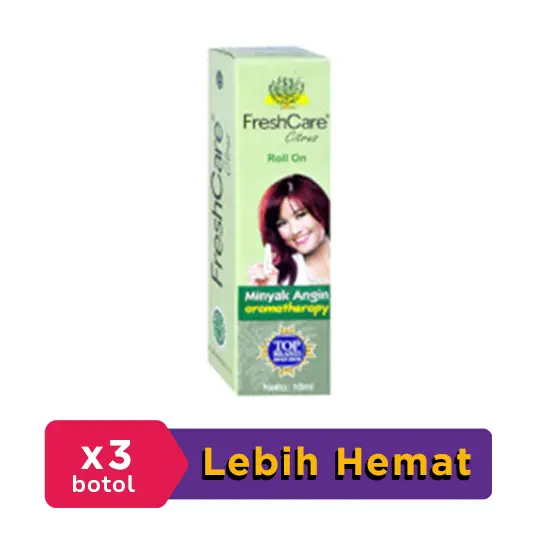 Freshcare Roll On Minyak Angin Citrus - Kegunaan, Efek Samping, Dosis ...