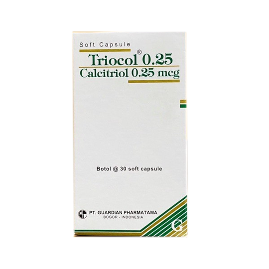 Triocol 0.25 mcg 30 Kapsul - Kegunaan, Efek Samping, Dosis dan Aturan ...