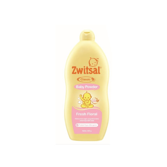 Zwitsal Baby Powder Classic Fresh Floral 500 g - Kegunaan, Efek Samping ...