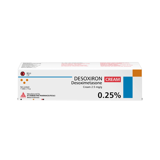 Desoxiron Cream 0.25% 15 g - Kegunaan, Efek Samping, Dosis dan Aturan ...