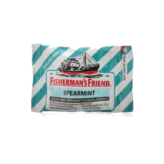 FISHERMAN'S FRIEND RASA SPEARMINT - Kegunaan, Efek Samping, Dosis dan Aturan Pakai - Halodoc
