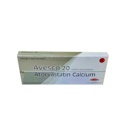 Avesco 20 mg 3 Strip (10 Tablet/Strip) - Obat Rutin - Kegunaan, Efek ...
