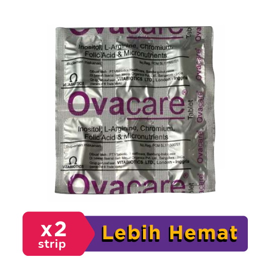 Ovacare 2 Strip (6 Tablet/Strip) - Hemat Borongan - Kegunaan, Efek ...
