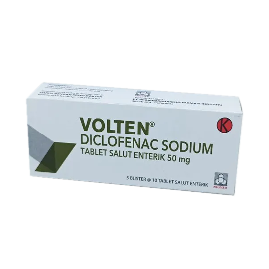 Volten 50 mg 10 Tablet - Kegunaan, Efek Samping, Dosis dan Aturan Pakai ...