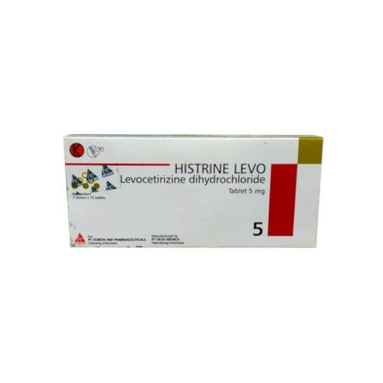 Histrine Levo 10 Tablet - Kegunaan, Efek Samping, Dosis dan Aturan ...