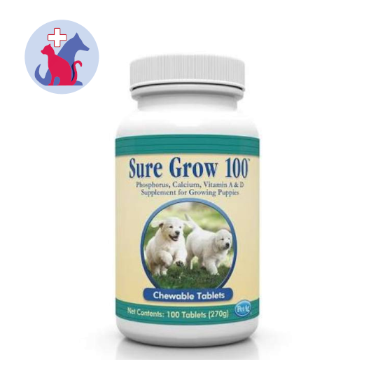 Sure Grow Chewable Tablets For Growing Puppies 100 Tablet - Kegunaan ...