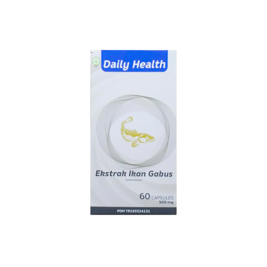 Daily Health Ekstrak Ikan Gabus 60 Kapsul - Kegunaan, Efek Samping ...
