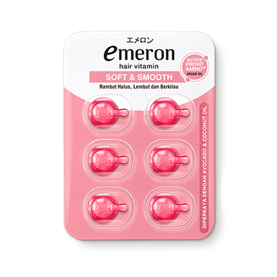 Emeron Hair Vitamin Soft & Smooth 6 Kapsul - Kegunaan, Efek Samping ...