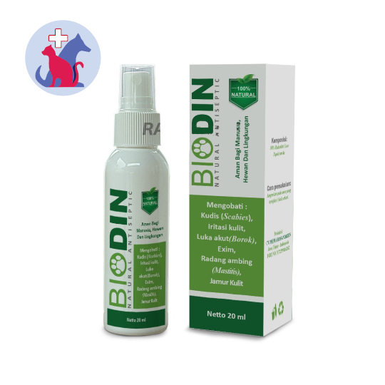 Biodin Natural Antiseptic Spray 20 ml - Kegunaan, Efek Samping, Dosis ...