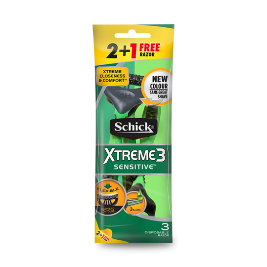Schick Xtreme 3 Sensitive Ultimate 2+1 Free Razor - Kegunaan, Efek ...