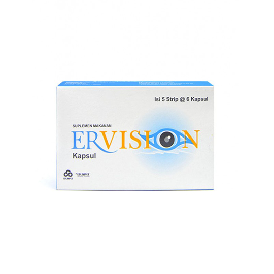 Ervision Kapsul - Kegunaan, Efek Samping, Dosis dan Aturan Pakai - Halodoc
