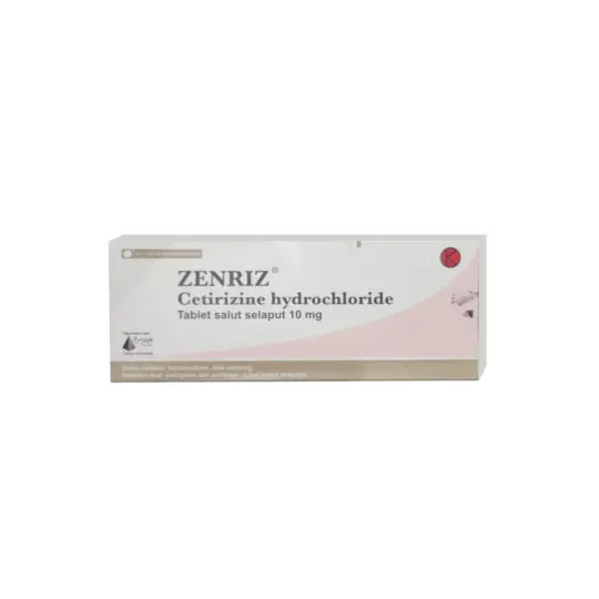 Zenriz 10 mg 10 Tablet - Kegunaan, Efek Samping, Dosis dan Aturan Pakai ...