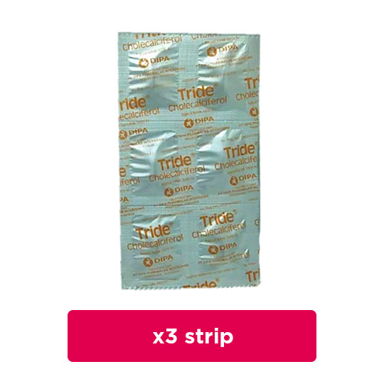 Tride 5000 IU 3 Strip (6 Kapsul/Strip) - Hemat Borongan - Kegunaan ...