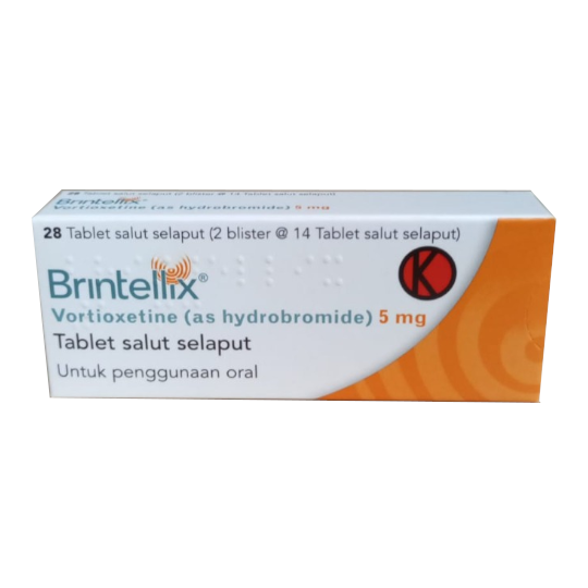 Brintellix 5 mg Tablet - Kegunaan, Efek Samping, Dosis dan Aturan Pakai ...