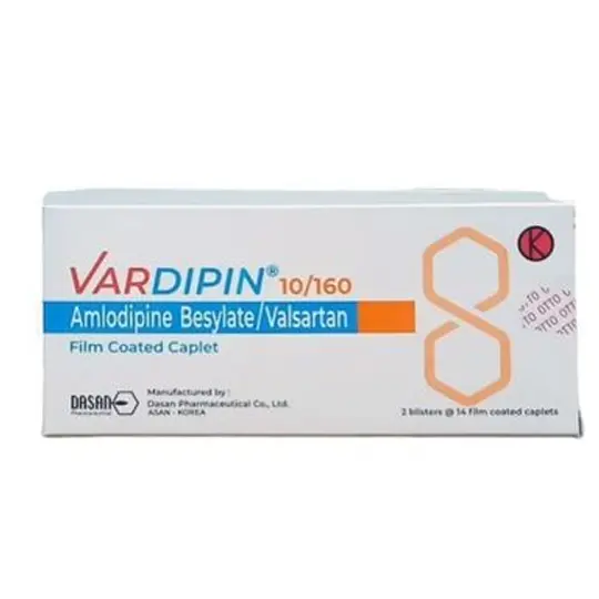 Vardipin 10/160 mg 14 Kaplet - Kegunaan, Efek Samping, Dosis dan Aturan ...