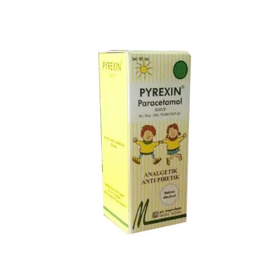 Pyrexin Sirup 120 mg/5 ml 60 ml - Kegunaan, Efek Samping, Dosis dan ...