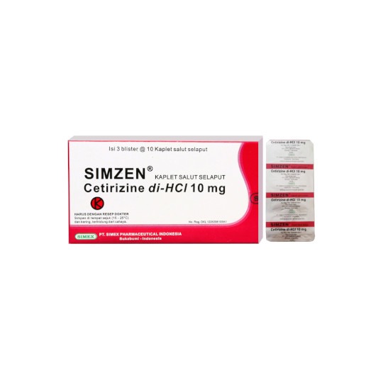 Simzen 10 mg 10 Tablet - Kegunaan, Efek Samping, Dosis dan Aturan Pakai ...