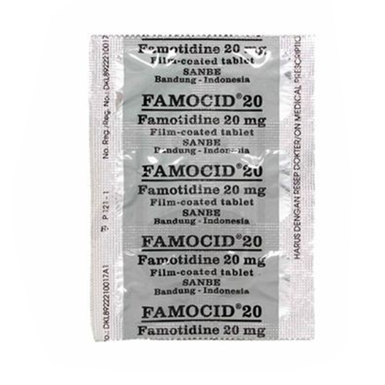 Famocid 20 mg 6 Tablet - Kegunaan, Efek Samping, Dosis dan Aturan Pakai ...
