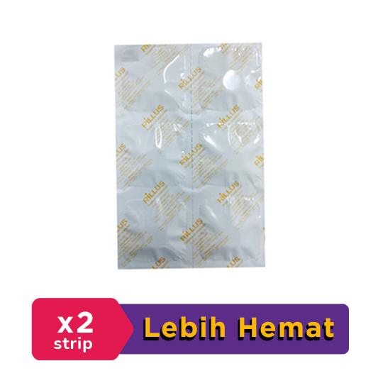 Rillus 2 Strip (6 Tablet/Strip) - Hemat Borongan - Kegunaan, Efek ...