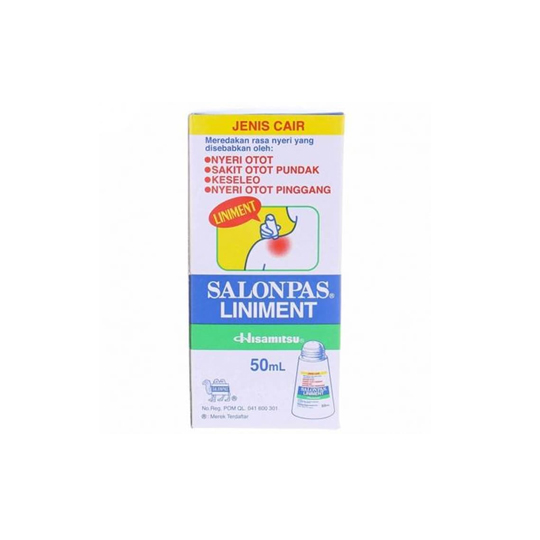 Salonpas Liniment 50 ml - Kegunaan, Efek Samping, Dosis dan Aturan ...