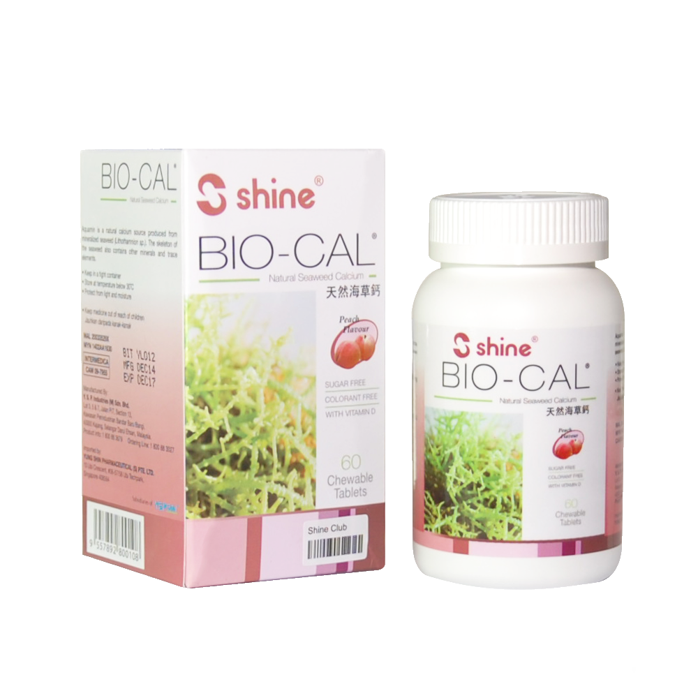 Shine Bio-Cal 60 Chewable Tablet - Kegunaan, Efek Samping, Dosis dan ...