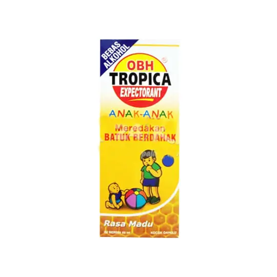OBH TROPICA EXPECTORANT RASA - Kegunaan, Efek Samping, Dosis dan Aturan ...