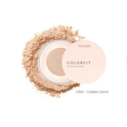 Wardah Colorfit Mattifying Powder 43W Golden Sand - Kegunaan, Efek ...
