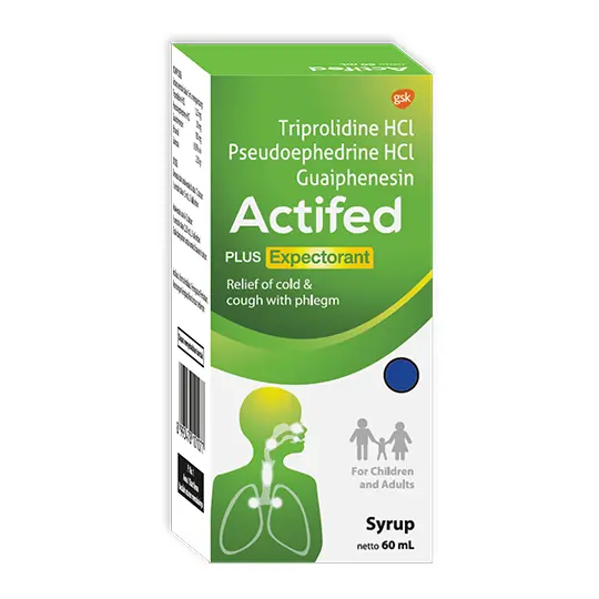 Actifed Plus Expectorant Sirup 60 ml (Hij - Kegunaan, Efek Samping ...