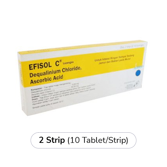 Efisol-C 2 Strip (10 Tablet/Strip) - Hemat Borongan - Kegunaan, Efek ...