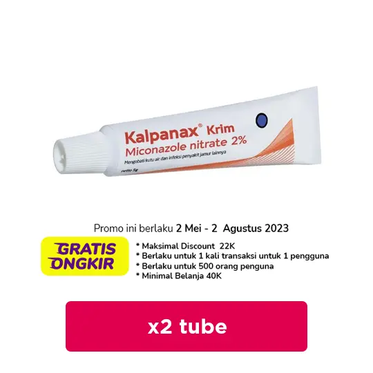 Kalpanax Krim 5 g 2 Tube - Hemat Borongan - Kegunaan, Efek Samping ...