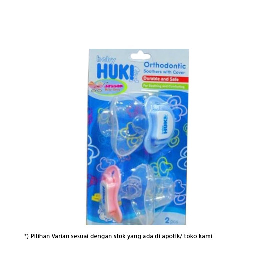 Baby Huki Dot Orthodontic Soothers with Cover 2 Pieces - Kegunaan, Efek ...
