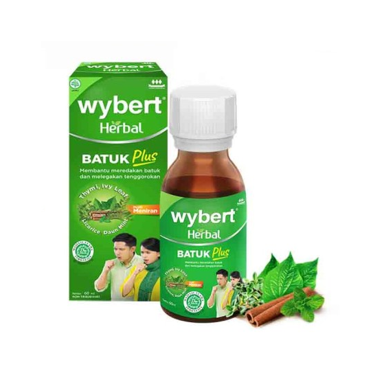 Wybert Herbal Batuk Sirup Plus 60 ml - Kegunaan, Efek Samping, Dosis ...