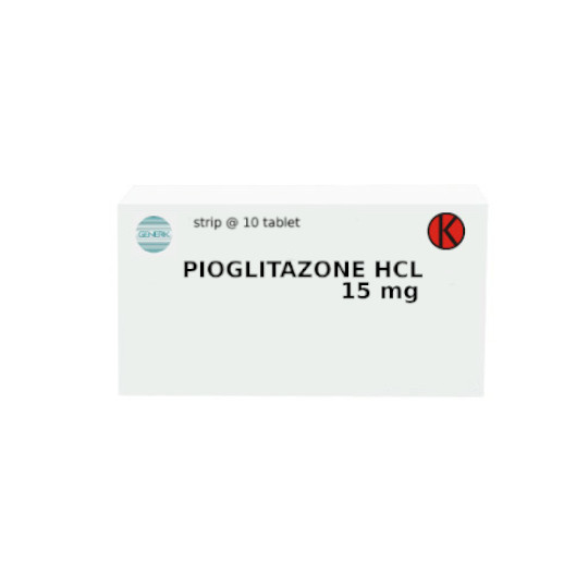 Pioglitazone HCl 15 mg 10 Tablet - Kegunaan, Efek Samping, Dosis dan ...