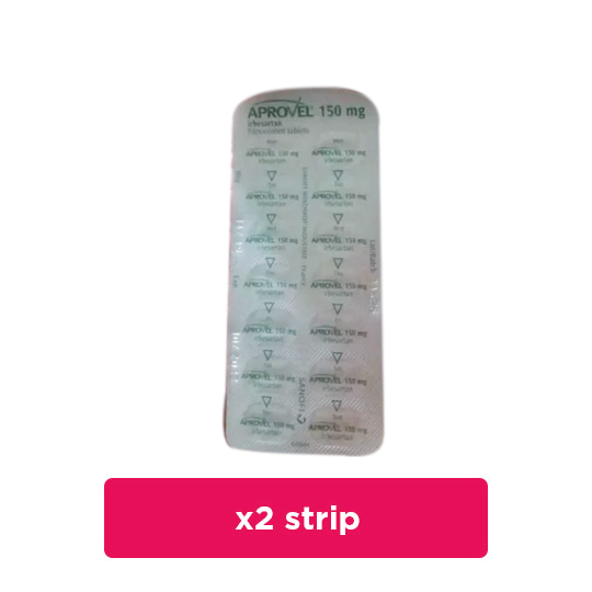Aprovel 150 mg 2 Strip (14 Tablet/Strip) - Obat Rutin - Kegunaan, Efek ...