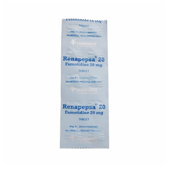 Renapepsa 20 mg 10 Tablet - Kegunaan, Efek Samping, Dosis dan Aturan ...
