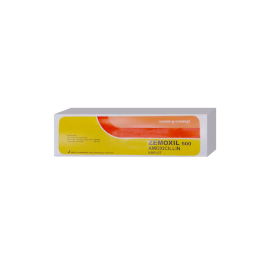 Zemoxil 500 mg 10 Kaplet - Kegunaan, Efek Samping, Dosis dan Aturan ...